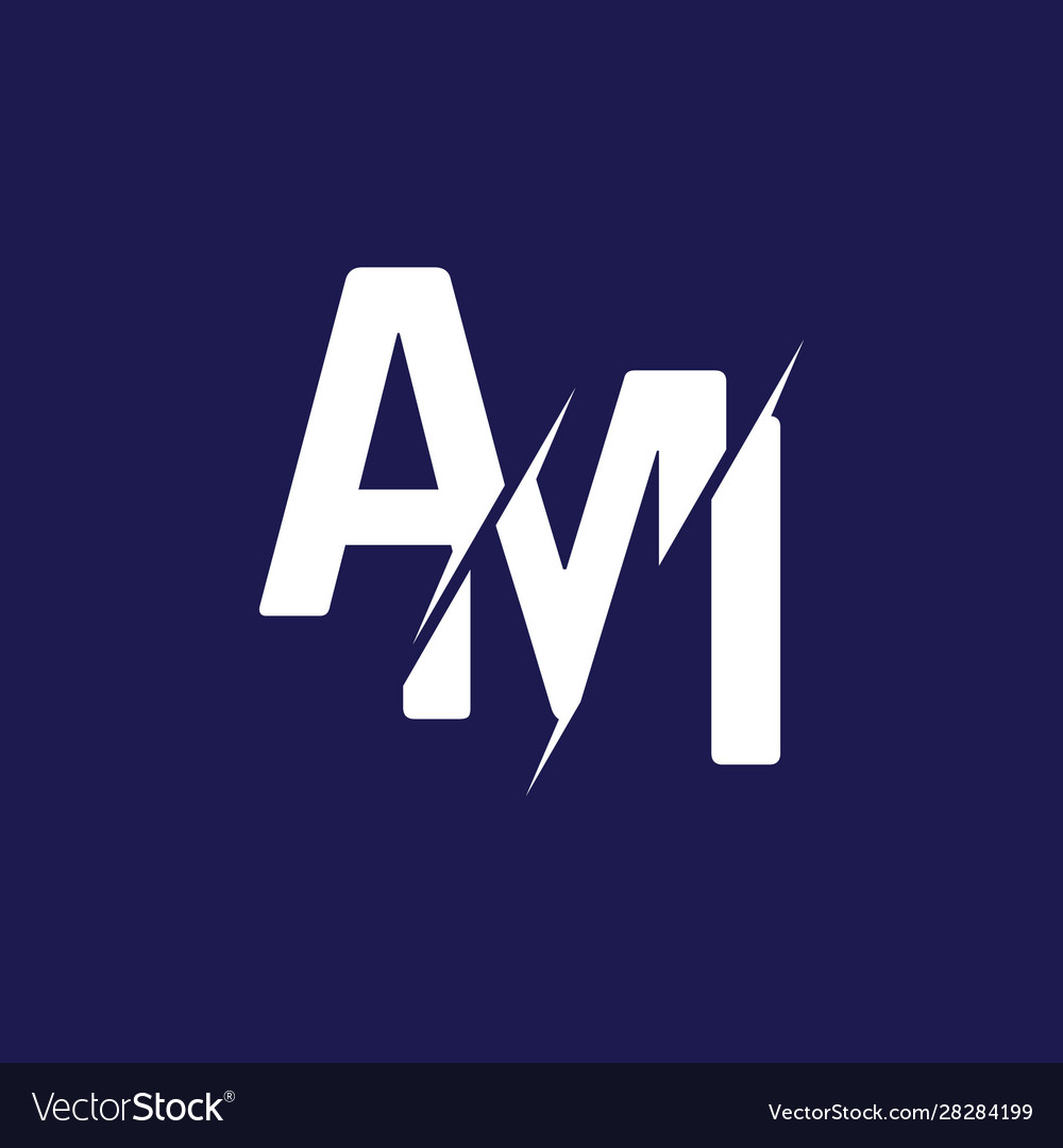 Monogram Letters Initial Logo Design Ami Vector Image, 59% OFF Monogram Letters Initial Logo Design Ami Vector Image, 59% OFF