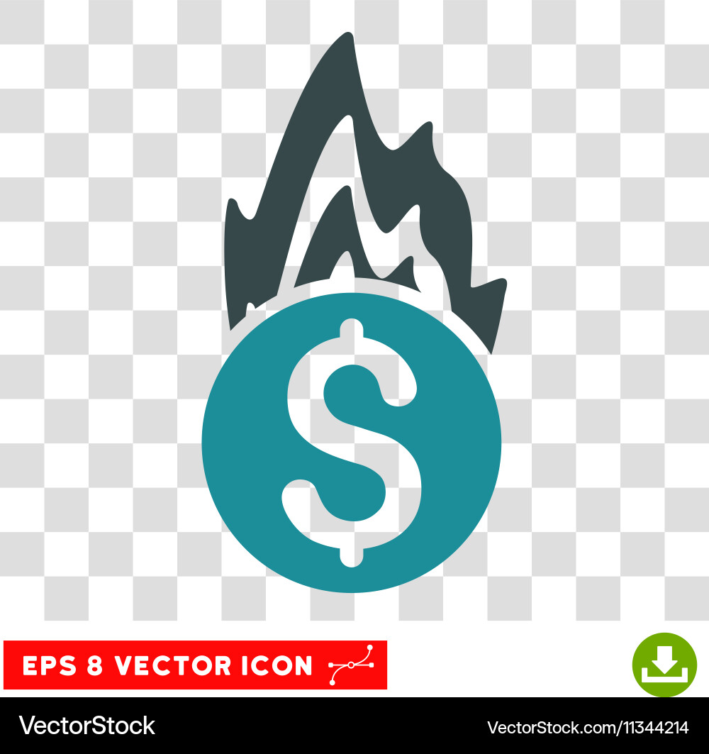 Fire damage icon Royalty Free Vector Image - VectorStock