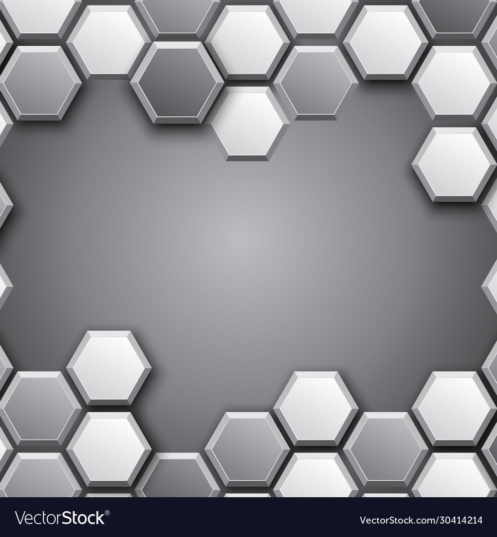 Pattern hexagon background abstract Royalty Free Vector