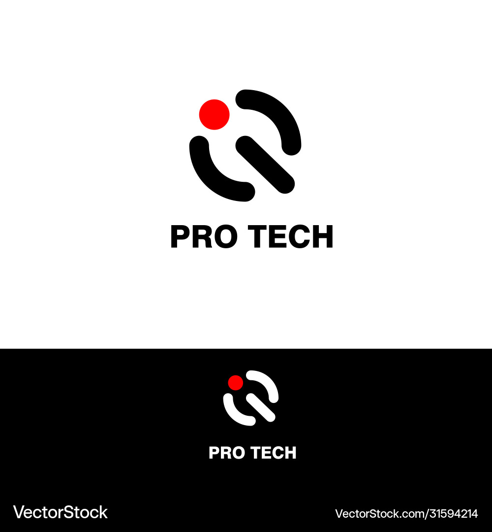 Simple logo iq combination letters i and q Vector Image