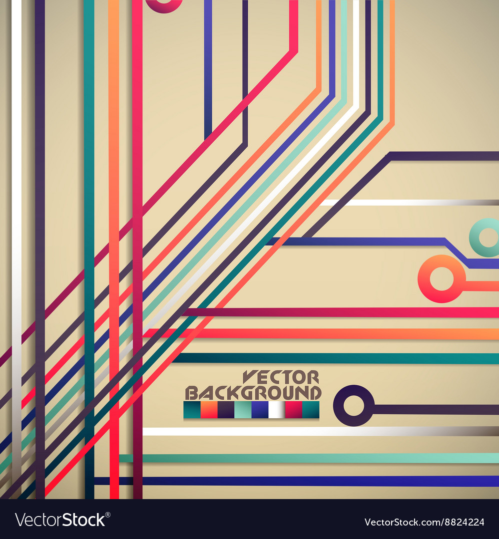 Abstract background with lines Royalty Free Vector Image