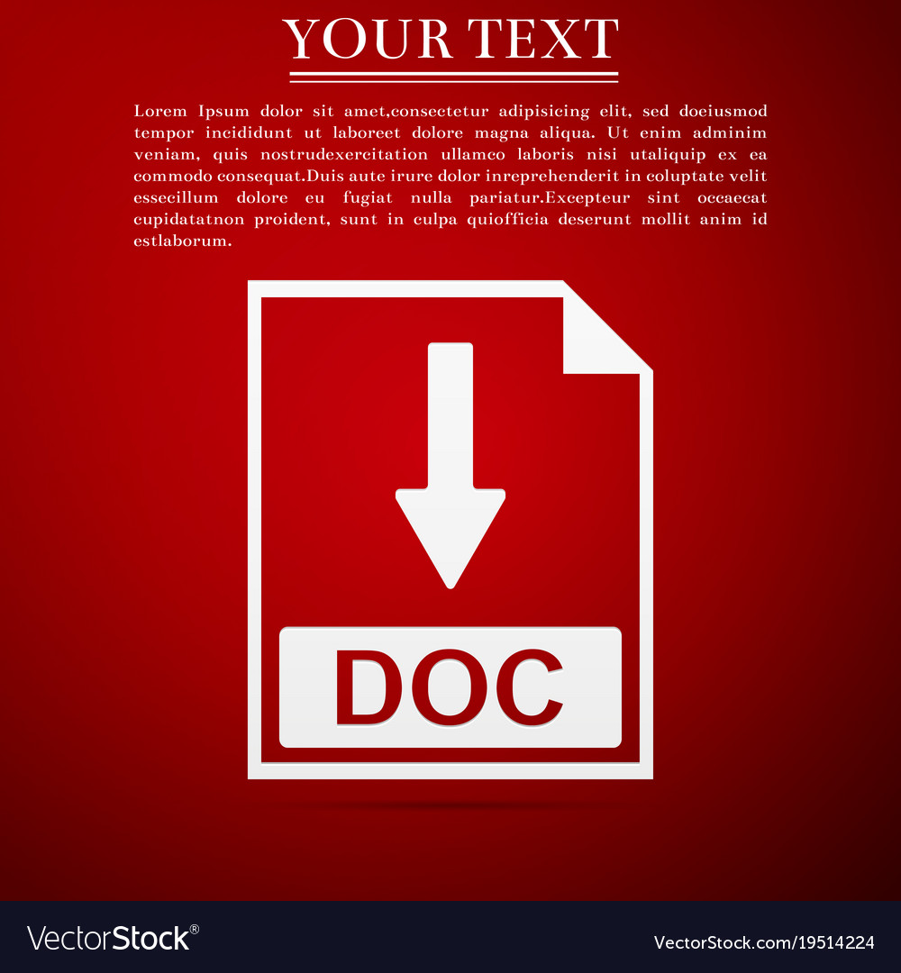 Doc file document icon download button Royalty Free Vector Doc file document icon download button Royalty Free Vector