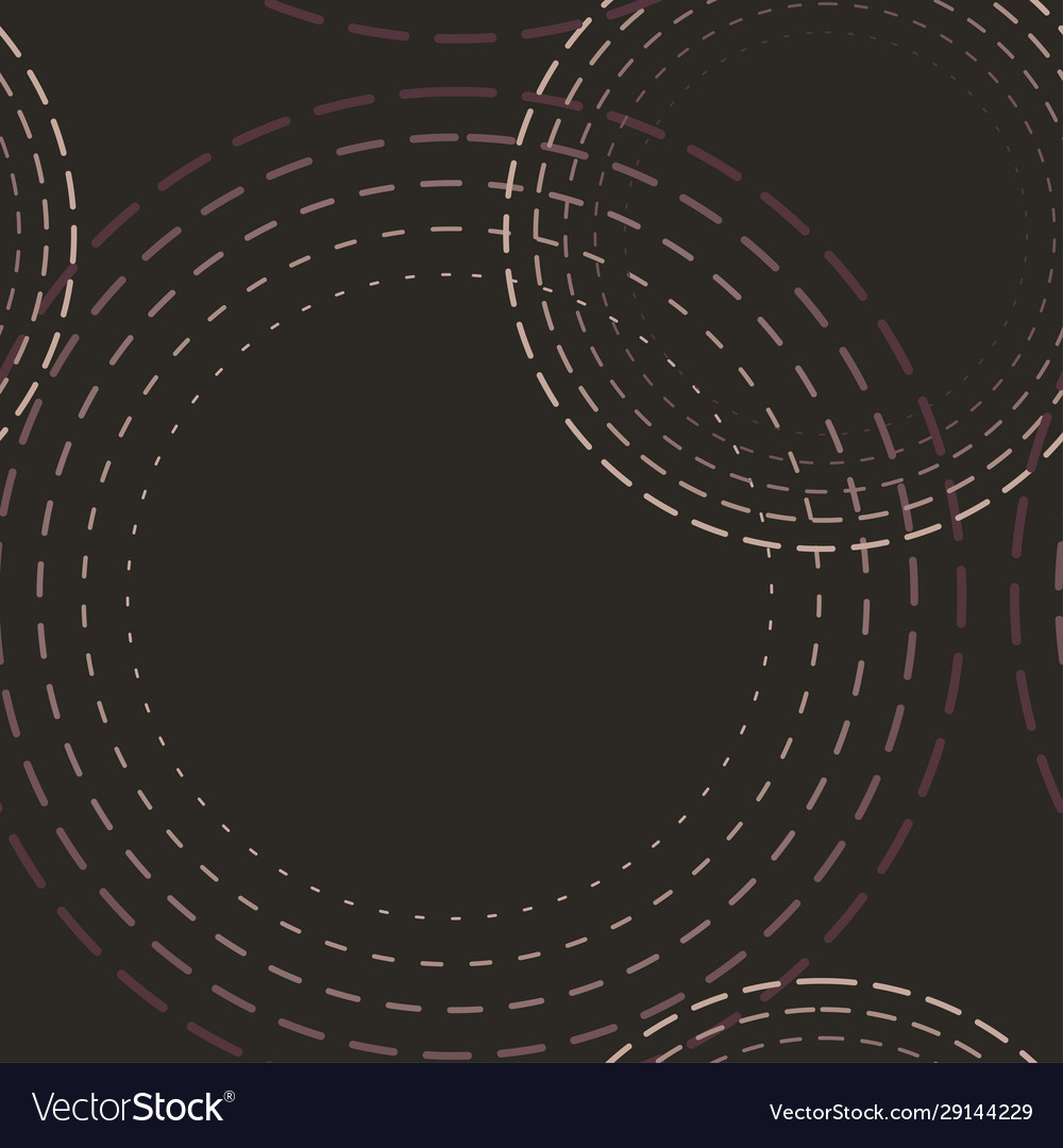 Abstract circles geometric seamless pattern Vector Image