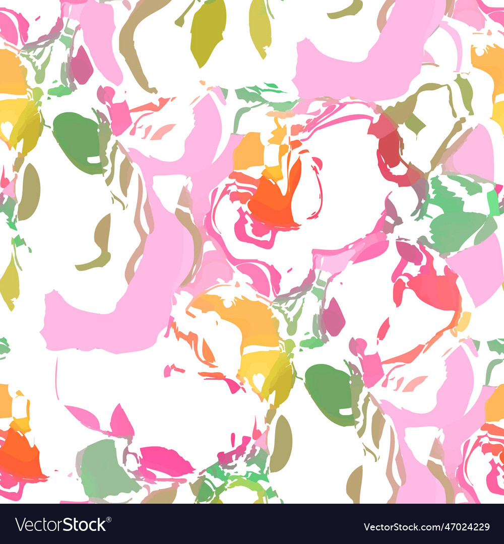 Seamless pattern with a simple abstract drawing Vector Image