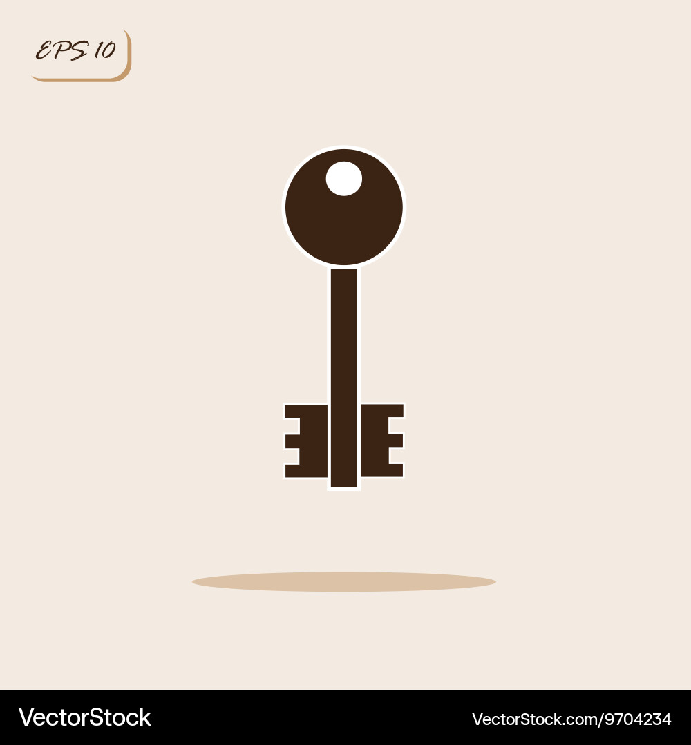 House key Royalty Free Vector Image - VectorStock