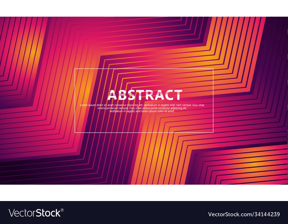 Abstract lines on triangle shape background Vector Image