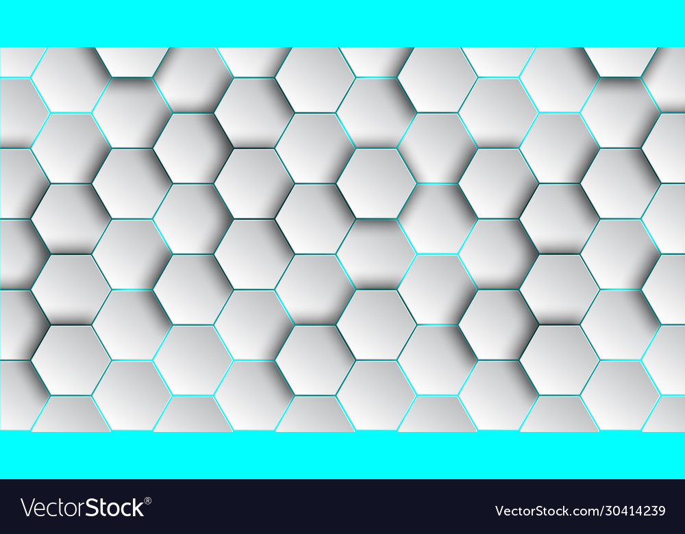 Pattern hexagon background abstract Royalty Free Vector