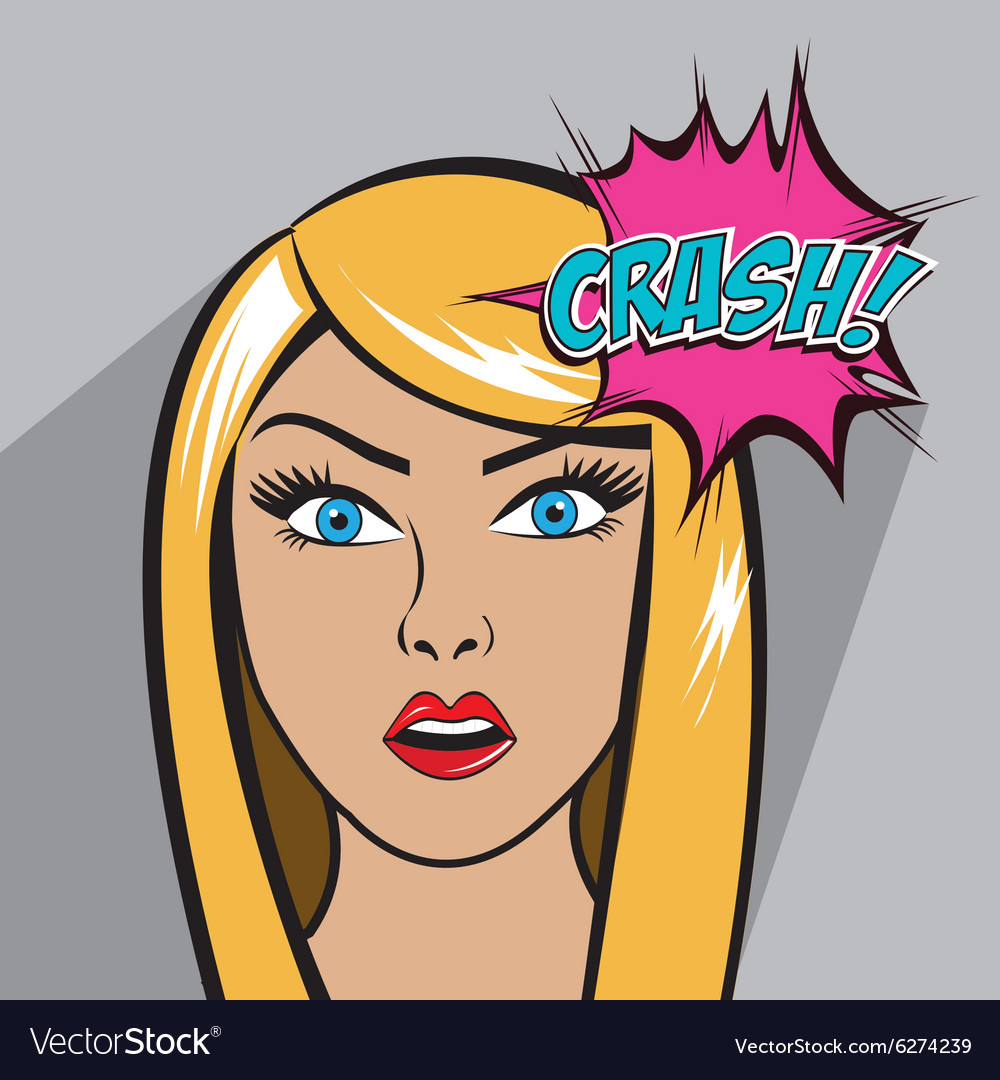 Pop Art Sexy Women Design Royalty Free Vector Image