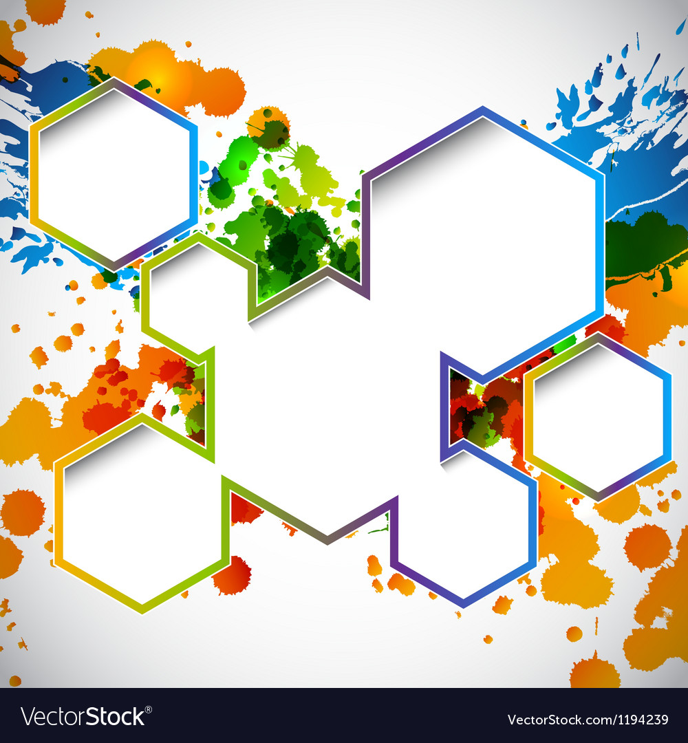 Splash background Royalty Free Vector Image - VectorStock