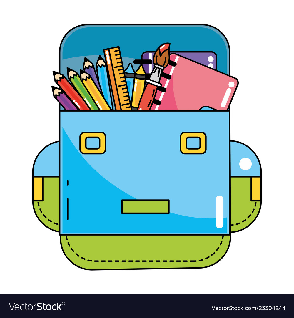 Study element cartoon Royalty Free Vector Image