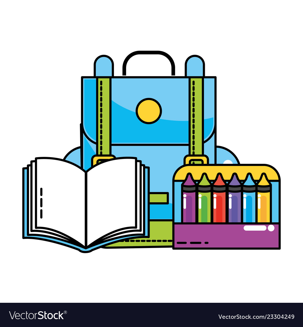 Study element cartoon Royalty Free Vector Image