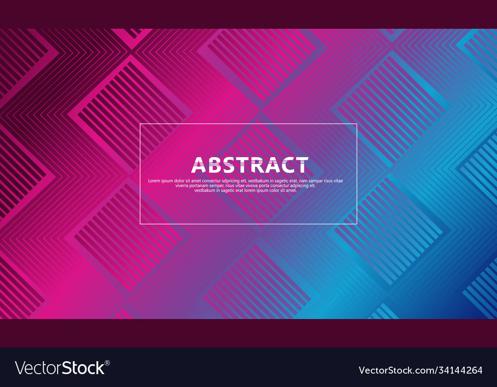 Abstract lines on rectangular shape background Vector Image