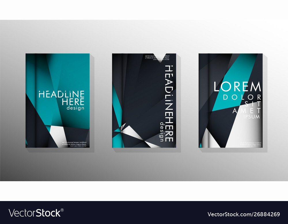 Gradient minimal geometric pattern background Vector Image