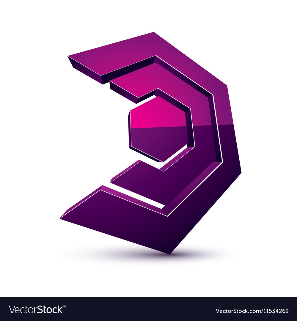 Three-dimensional colorful graphical interface Vector Image Three-dimensional colorful graphical interface Vector Image