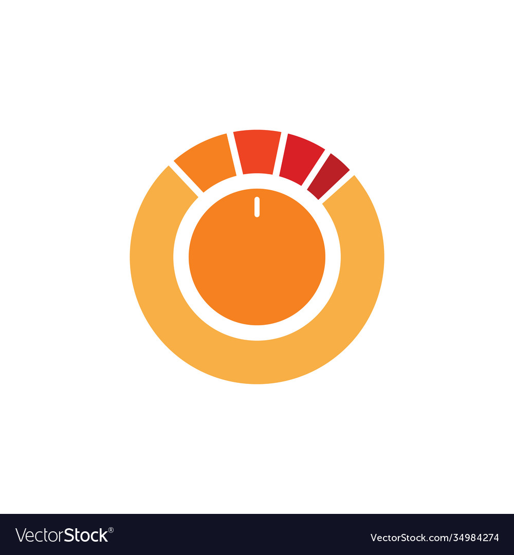 Circle controller button symbol Royalty Free Vector Image