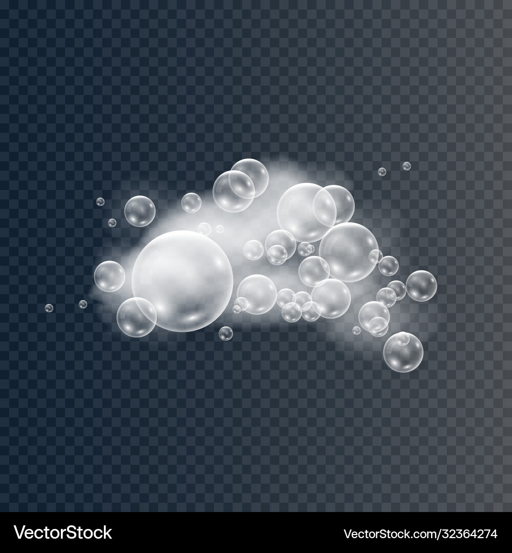 Foam and bubbles Royalty Free Vector Image - VectorStock