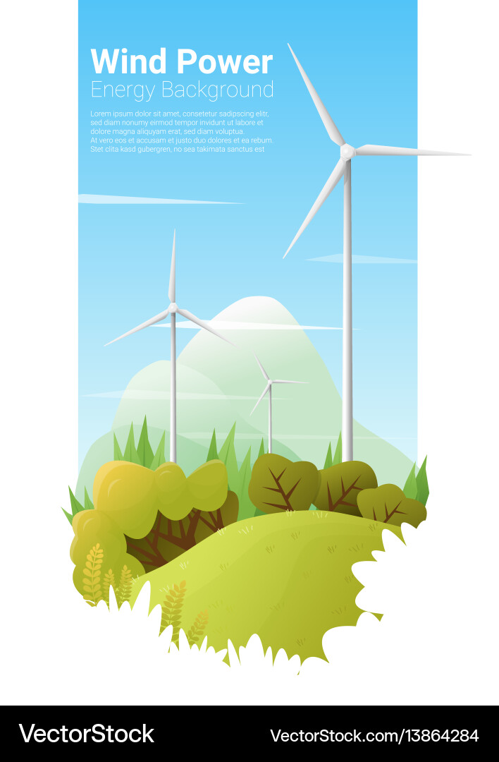 Wind Turbine No Background
