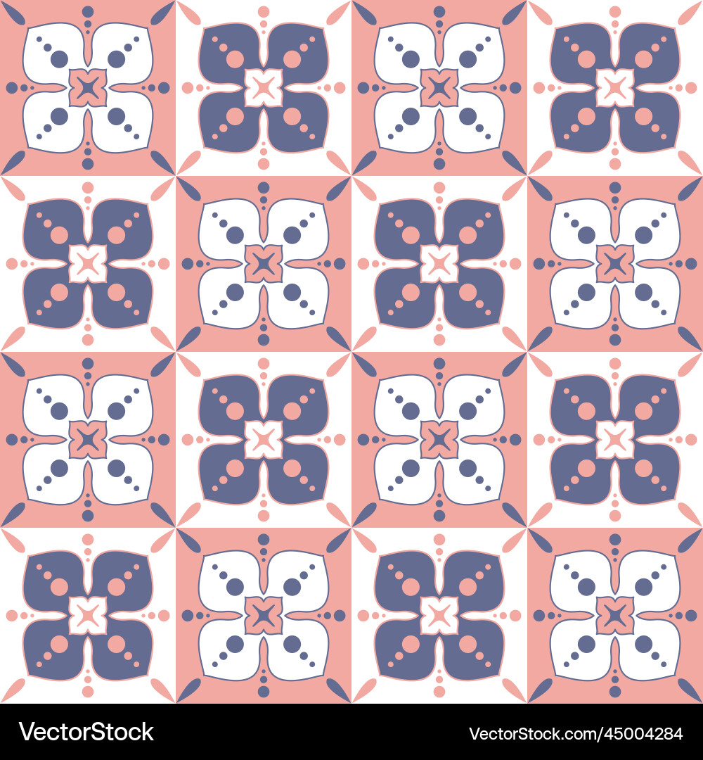 Ornate trendy design ceramic tile mosaic designer Vector Image