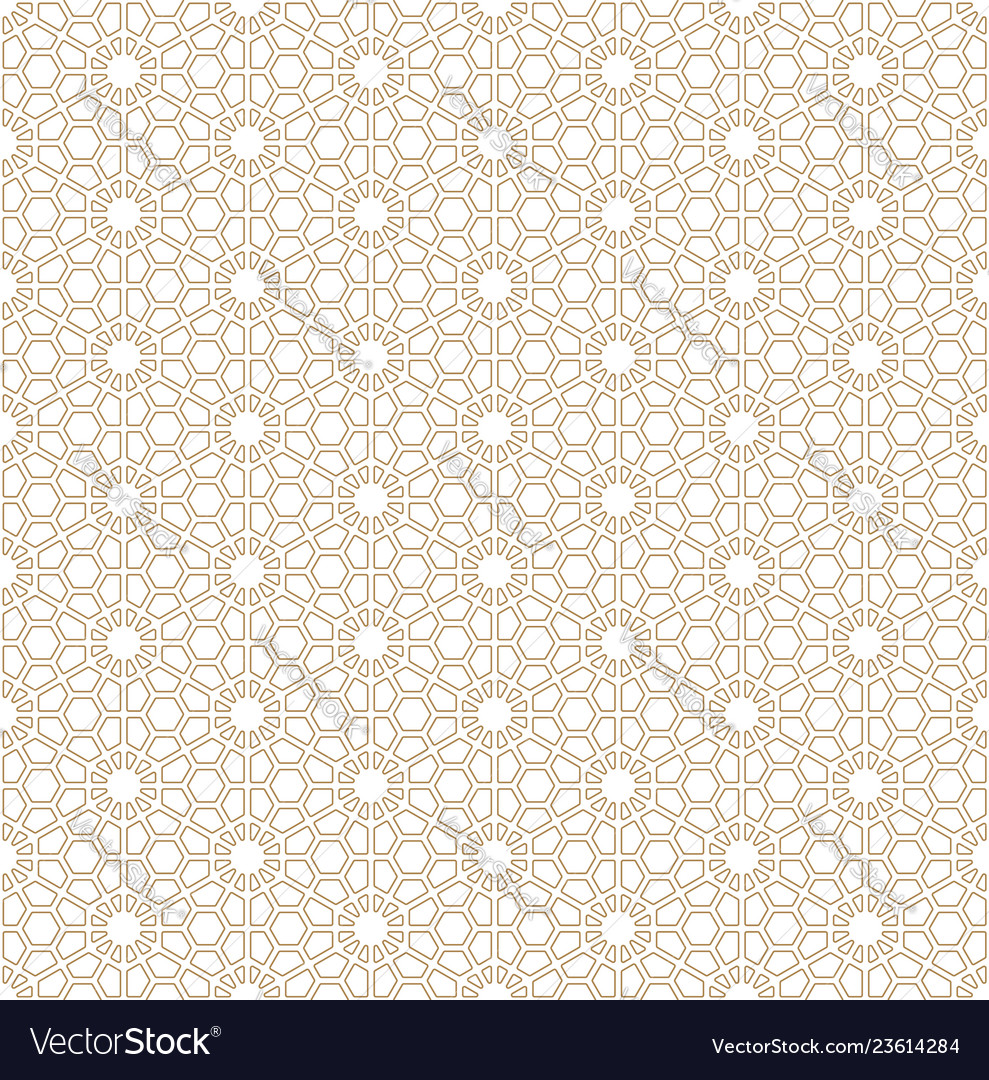 Seamless geometric pattern based on japanese Vector Image