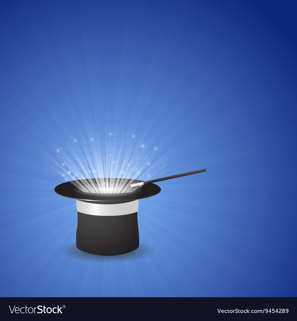 Magic hat Royalty Free Vector Image - VectorStock
