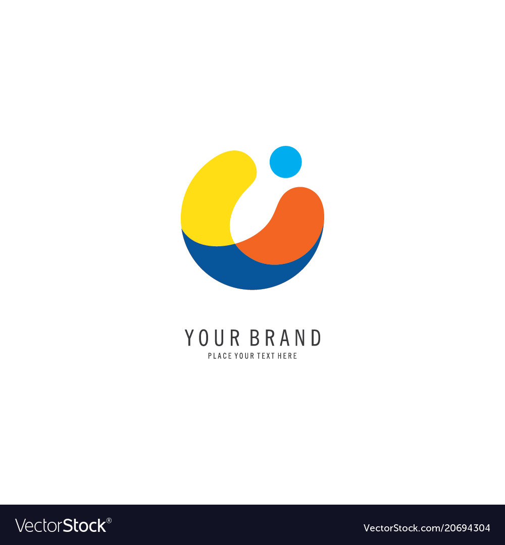 Circle Dot Logo Royalty Free Vector Image VectorStock