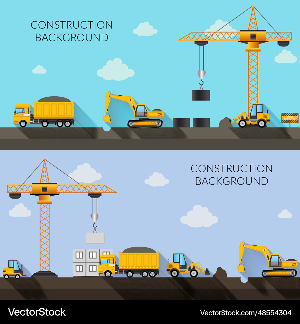 Construction background Royalty Free Vector Image