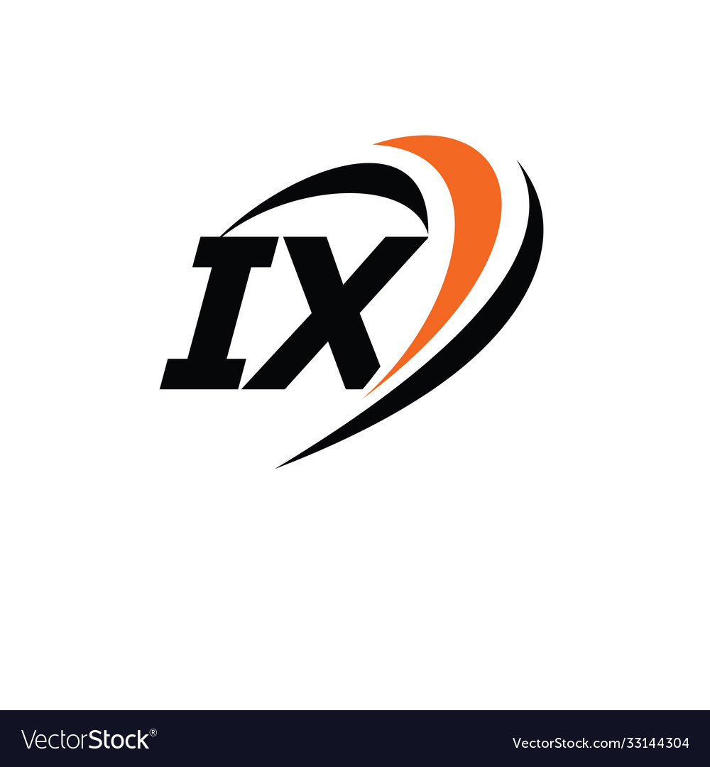 Ix monogram logo Royalty Free Vector Image - VectorStock