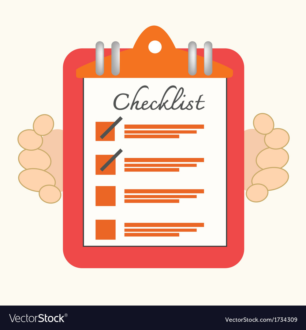 Checklist Royalty Free Vector Image - VectorStock