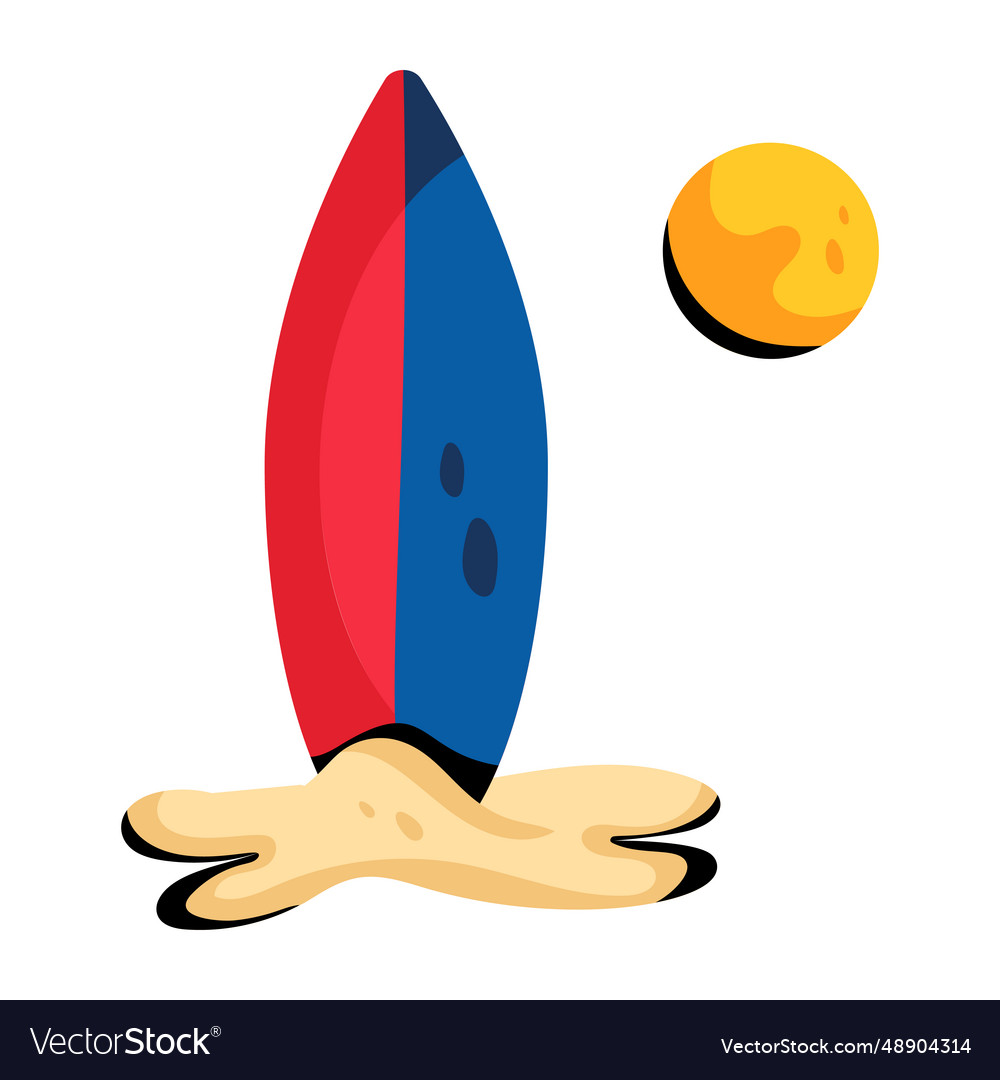 Surfboard Royalty Free Vector Image - VectorStock