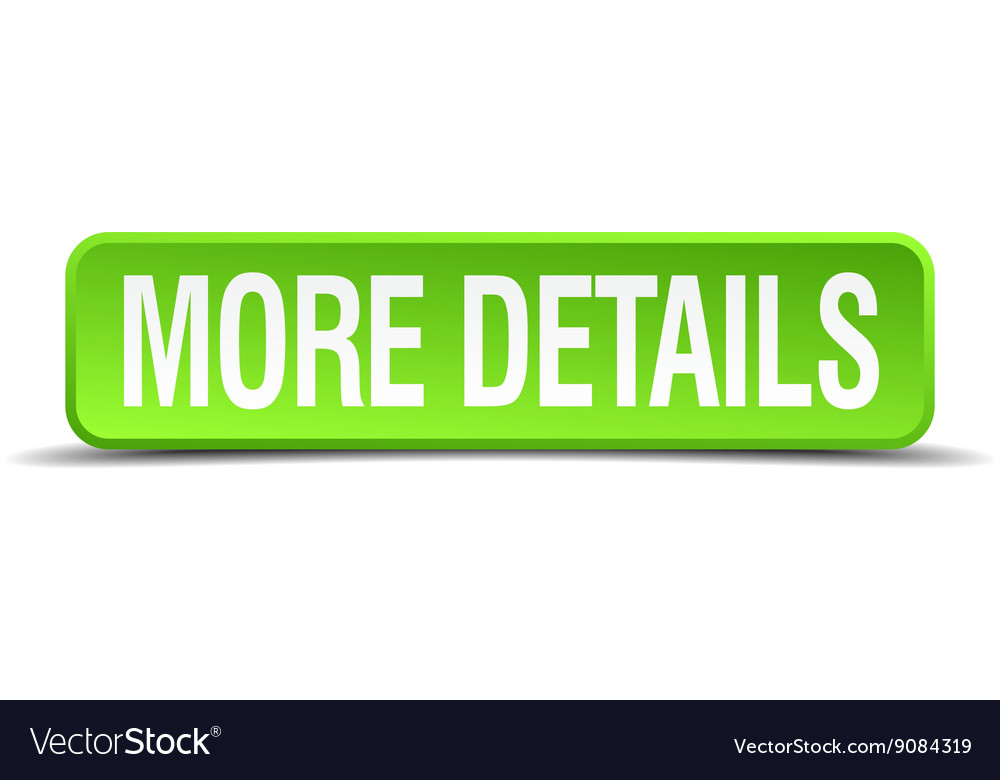 More details green 3d realistic square isolated Vector Image More details green 3d realistic square isolated Vector Image