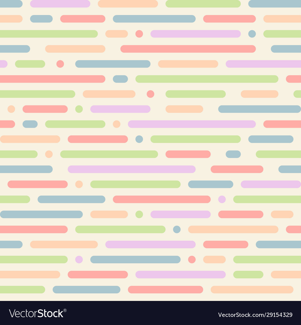A simple seamless geometric pattern rounded Vector Image