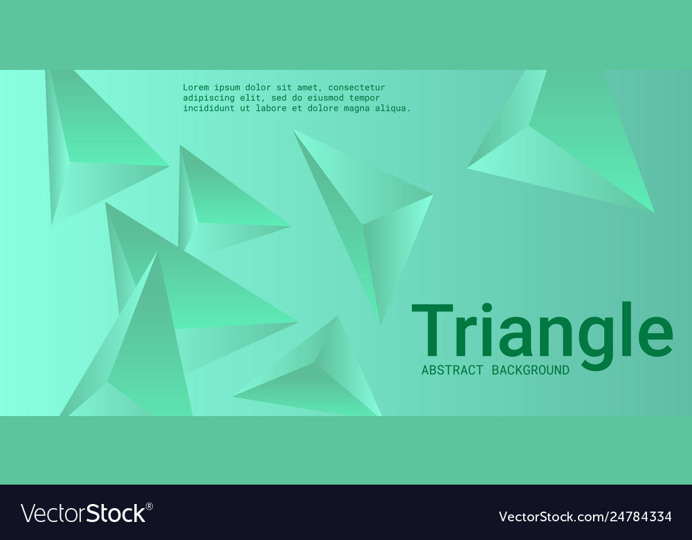 Abstract composition triangle Royalty Free Vector Image