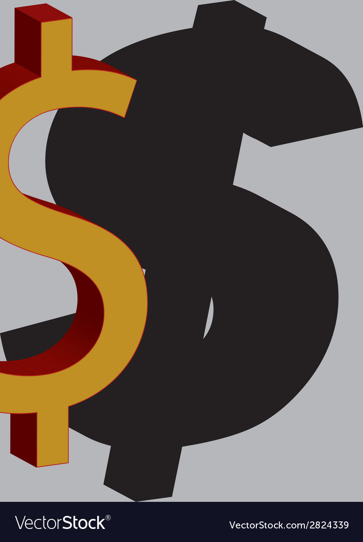 Dollar Royalty Free Vector Image - VectorStock