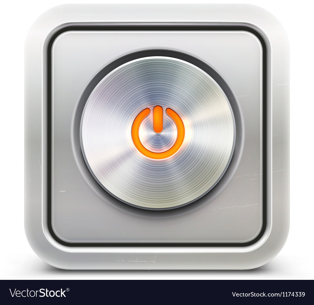 Power button Royalty Free Vector Image - VectorStock