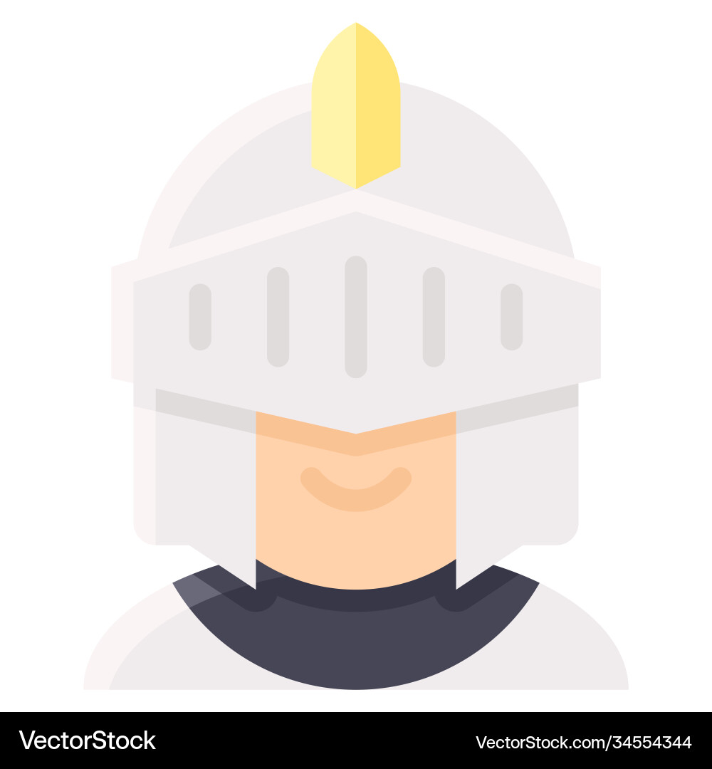 Knight avatar halloween costume Royalty Free Vector Image