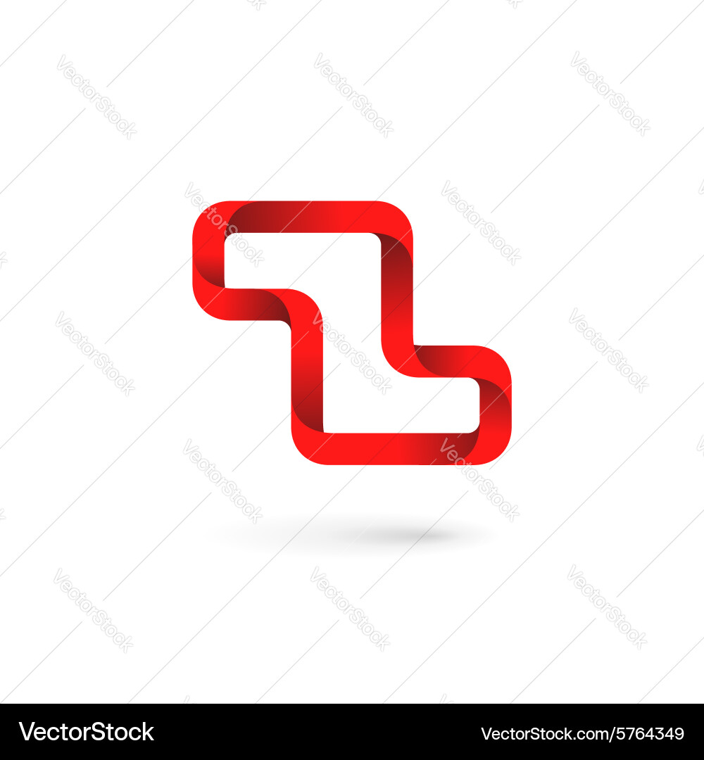 Letter z number 2 logo icon design template Vector Image