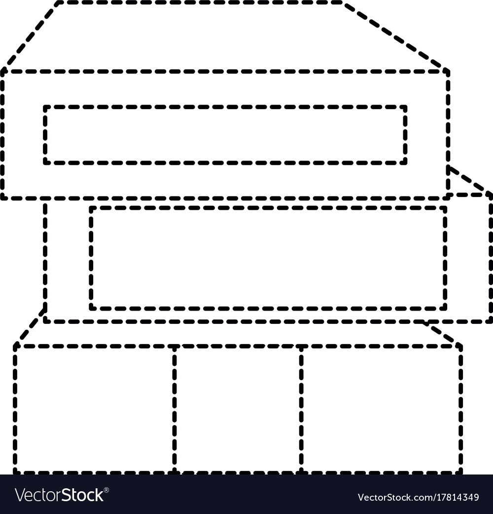 Library books isolated icon Royalty Free Vector Image