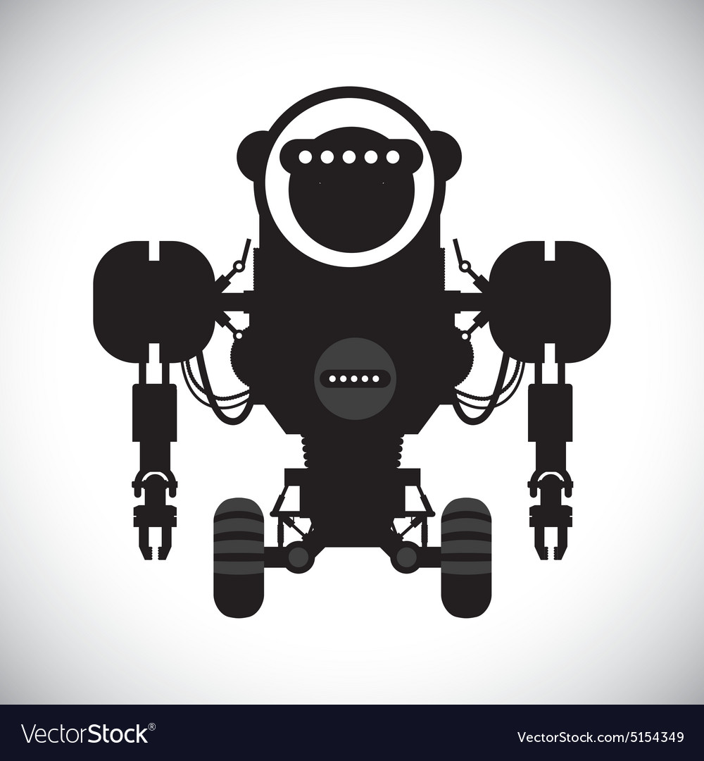 Robot design Royalty Free Vector Image - VectorStock