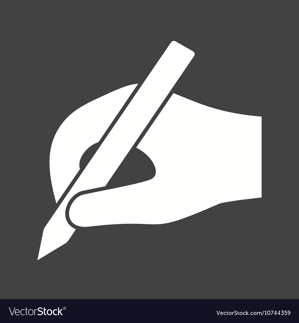 Writing Royalty Free Vector Image - VectorStock