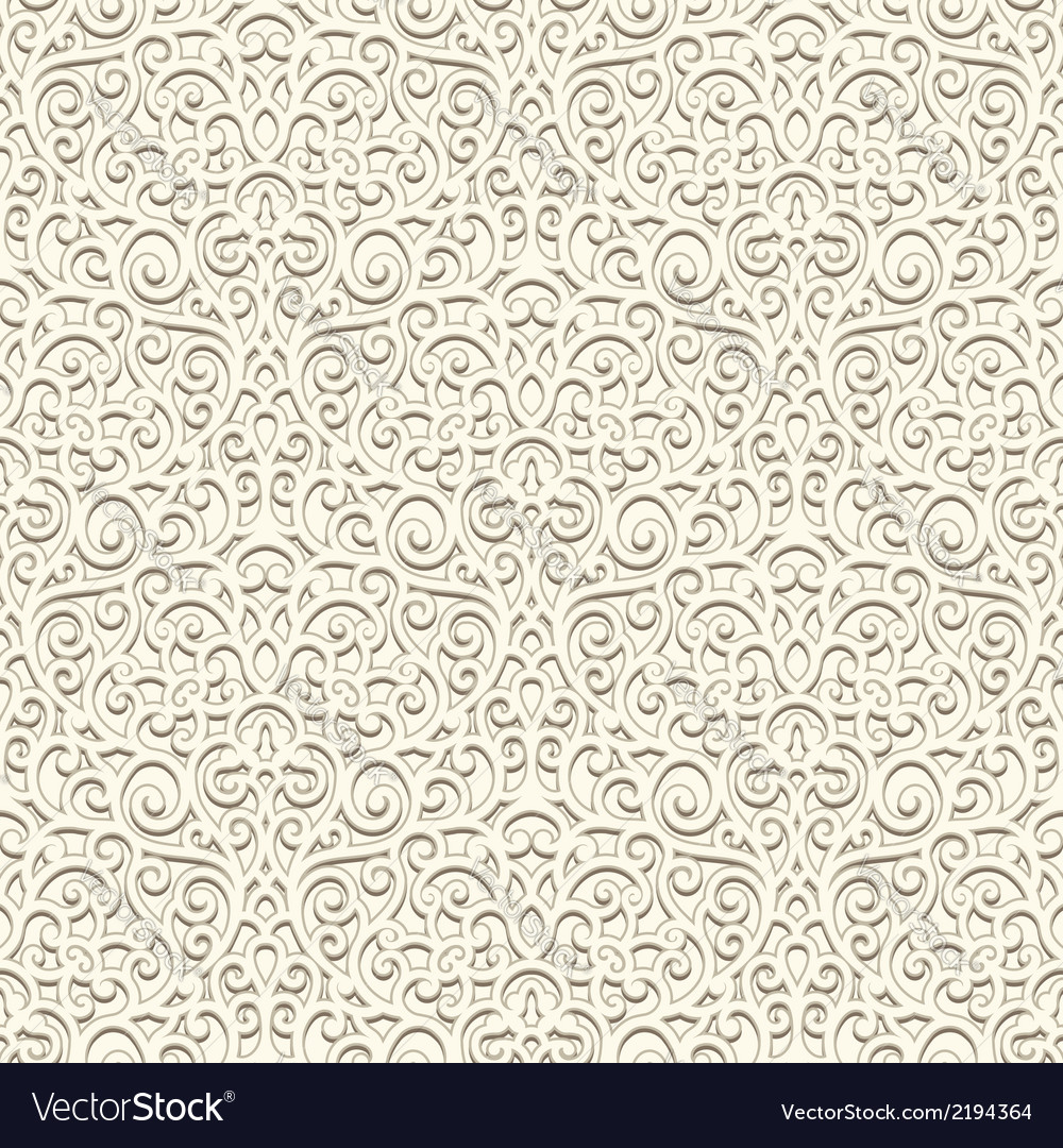 White pattern Royalty Free Vector Image - VectorStock