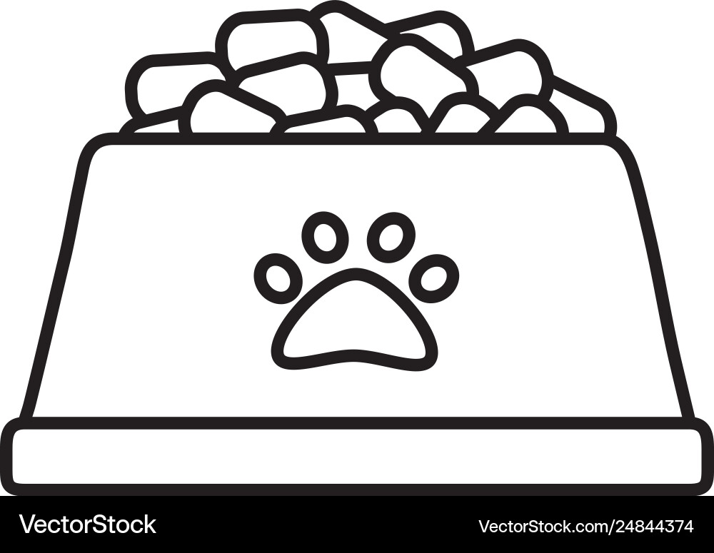 Cute pet element cartoon Royalty Free Vector Image