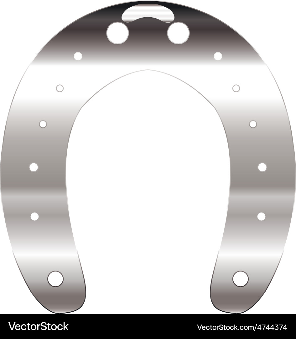 Horseshoe 04 resize Royalty Free Vector Image - VectorStock
