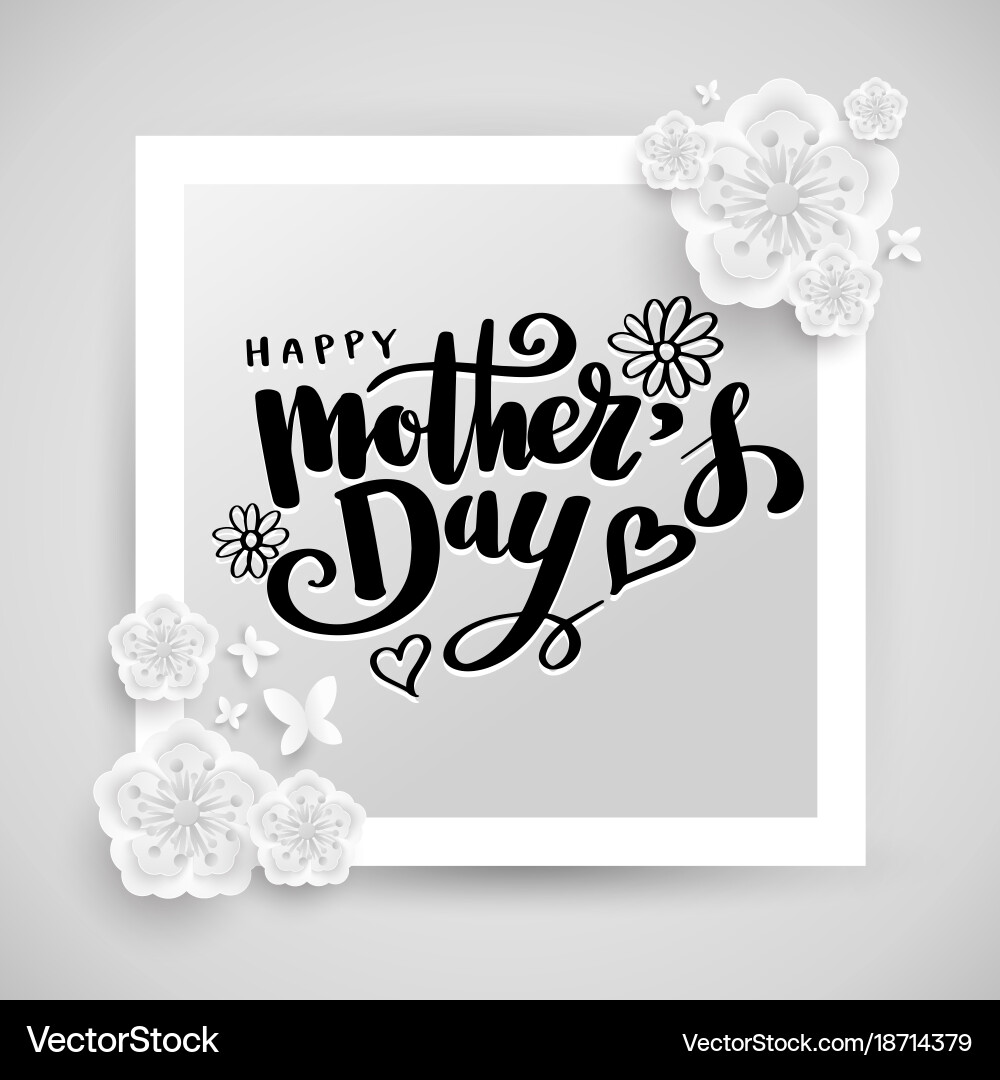 Happy Mothers Day Banner Royalty Free Vector Image