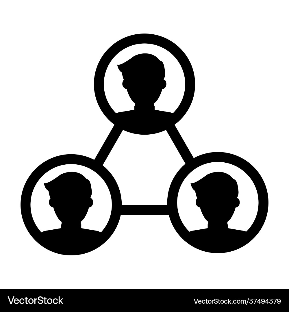 Team structure Royalty Free Vector Image - VectorStock