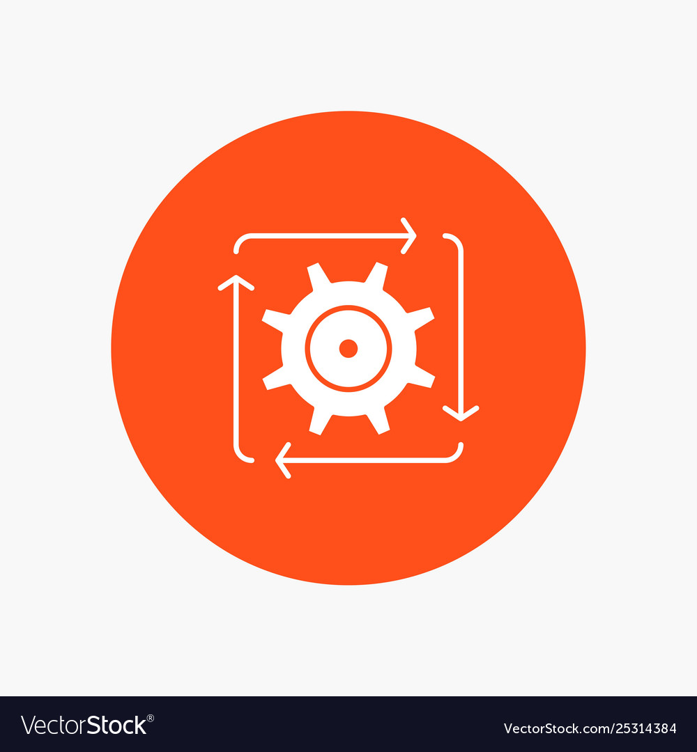Workflow Automation Development Flow Operation Vector Image