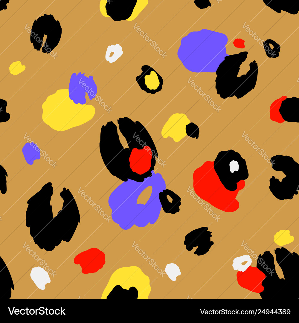 Bright trendy animal print Royalty Free Vector Image