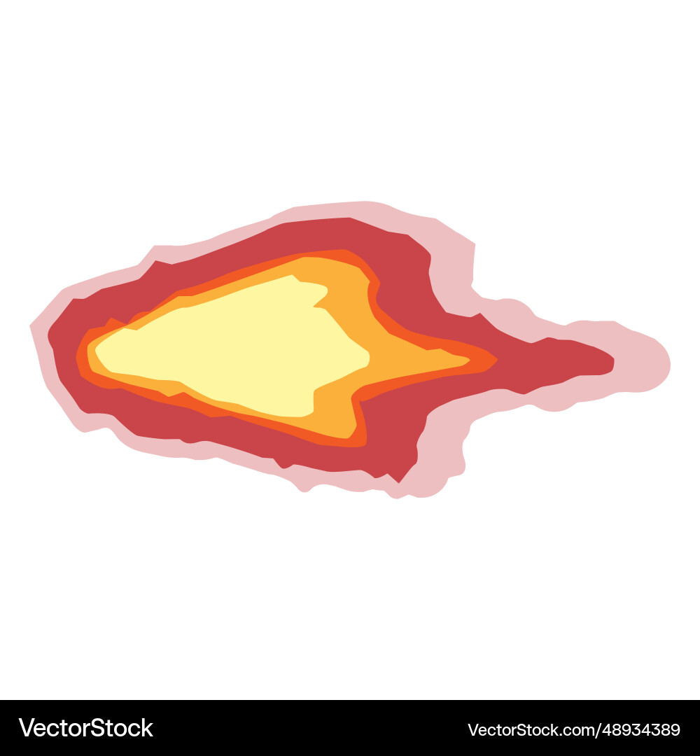 Muzzle flash fire Royalty Free Vector Image - VectorStock
