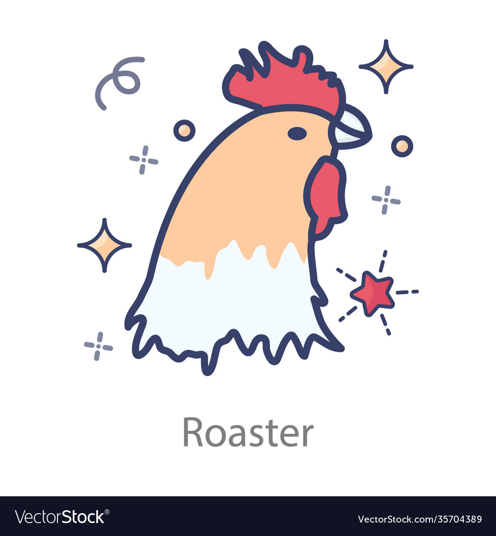 Rooster Royalty Free Vector Image - VectorStock