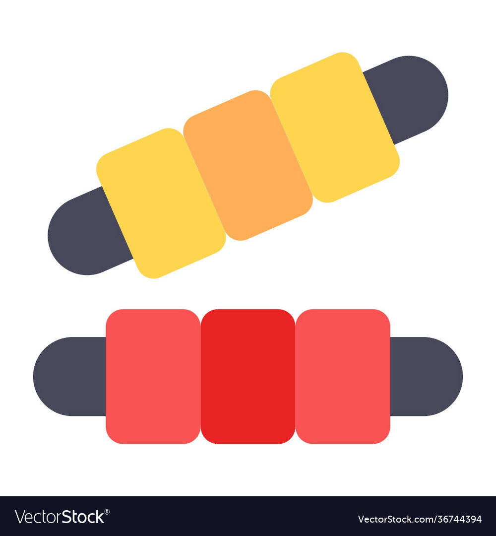 Wicket bails Royalty Free Vector Image - VectorStock