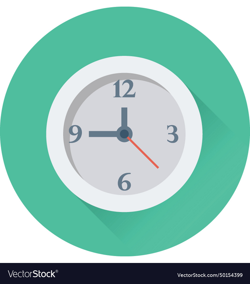 Clock icon Royalty Free Vector Image - VectorStock Clock icon Royalty Free Vector Image - VectorStock